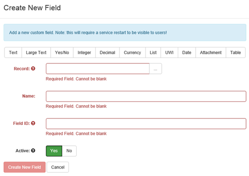 Document Configuration