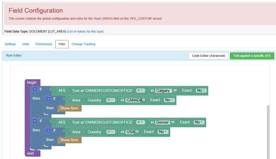 Document Configuration