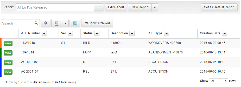 Dashboard and Widgets