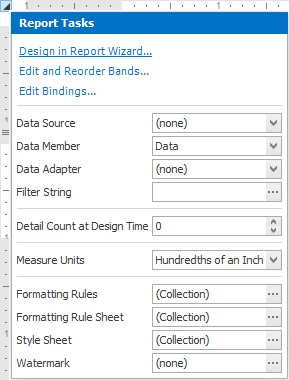 Using the Report Wizard