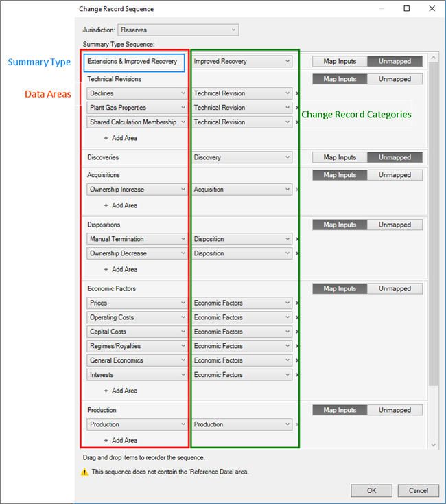 Specify A Change Record Sequence